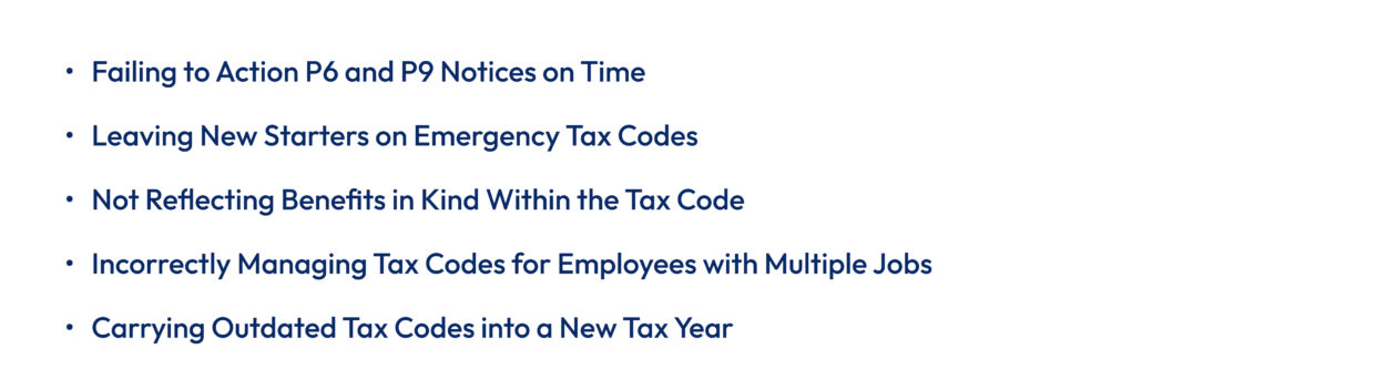 Incorrect Tax Codes in UK Payroll: Common Errors, Risks & HMRC Solutions